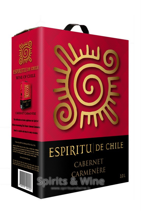 Espiritu De Chile Cabernet Carmenere - BIB red wine - Spirits & Wine