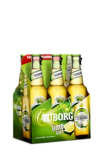 Tuborg Lime Cut 6x0.33L - Beer